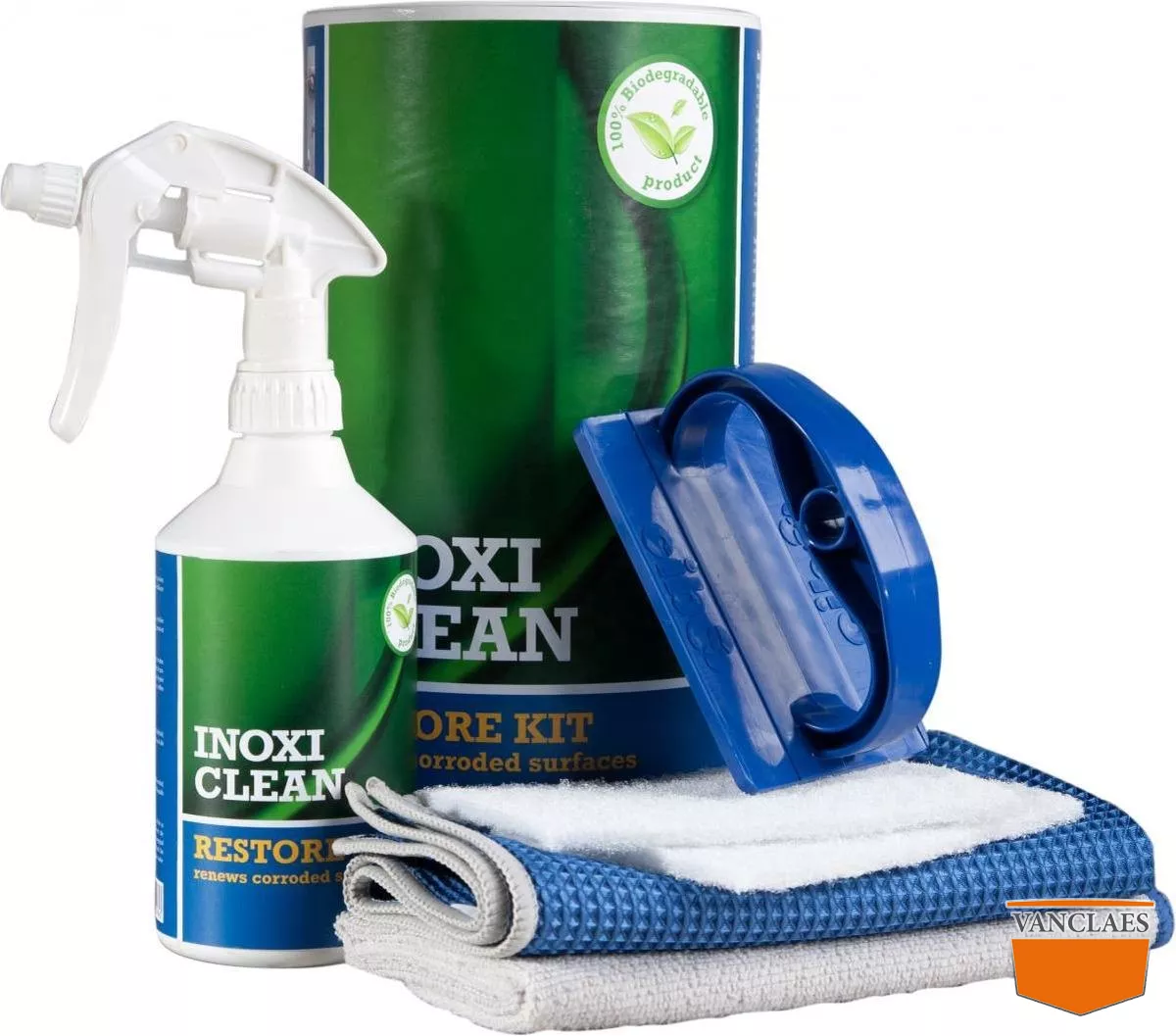 Stainless steel Restore Set 500ml - Maintenance - Vanclaes BV