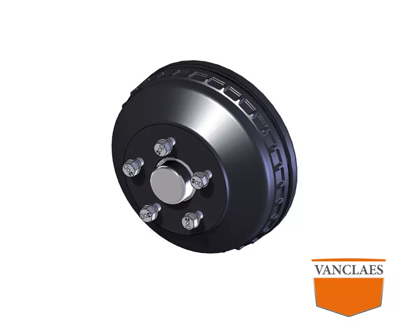 Brake drum + bearing WAP 1500 kg W234 RS - Drum brakes - Vanclaes BV