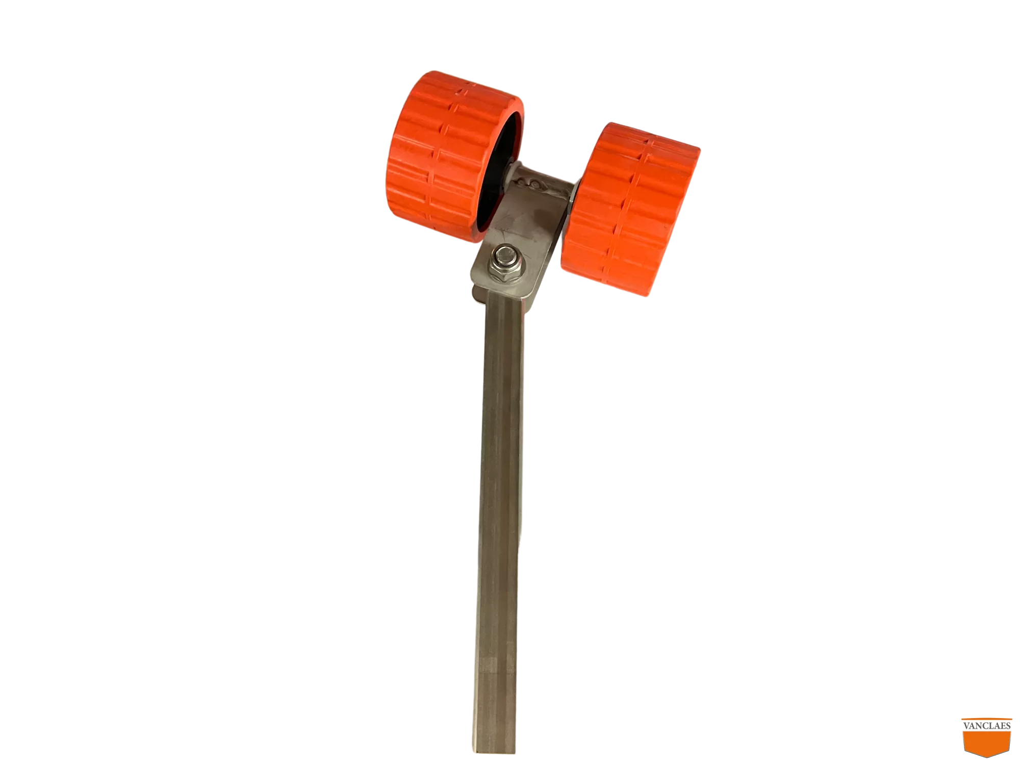 Bow wheels tilting on stainless steel adjustable tube 550mm - Keel and ...